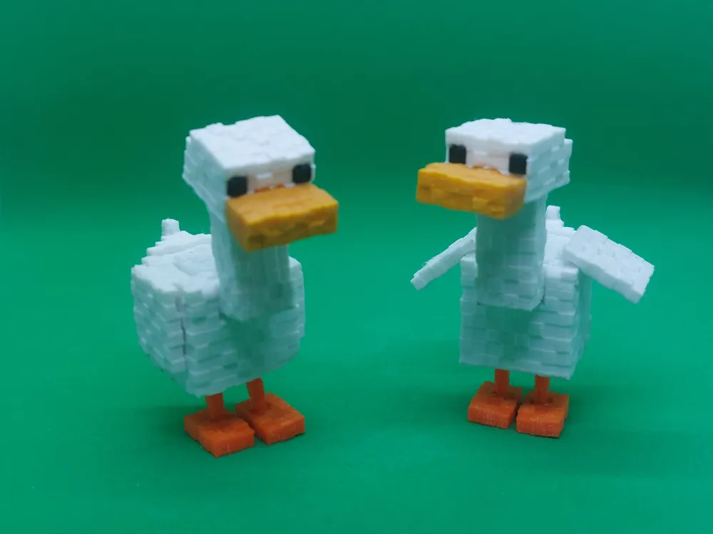 Minecraft Goose by coufi2002 MakerWorld: Download Free 3D Models