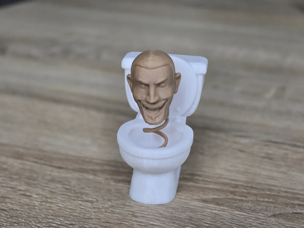Skibidi Toilet moving head - Free 3D Print Model - MakerWorld