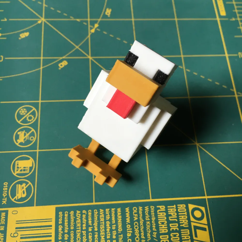 Minecraft Chicken by yoyothechicken MakerWorld: Download Free 3D Models