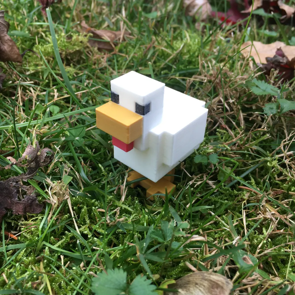 Pollo de Minecraft por yoyothechicken MakerWorld: Descarga Modelos 3D ...