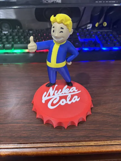 Fallout Show Vault Boy by Acheituno MakerWorld: Download Free 3D Models