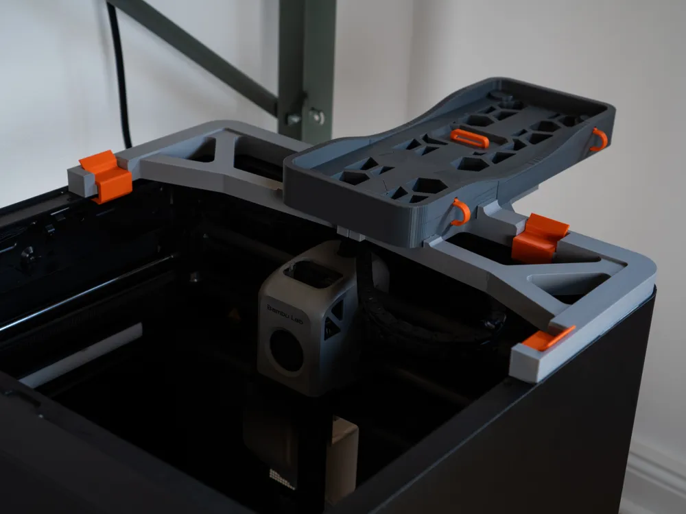 AMS HT Top Mount for X1C - P1S / TPU Bypass Mount - Free 3D Print Model ...