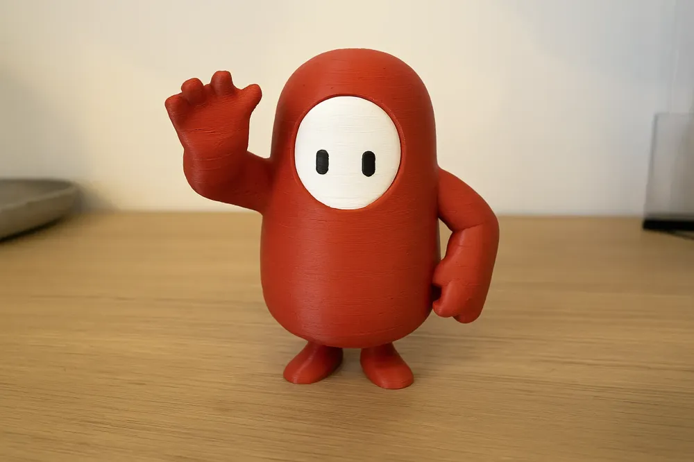 Fall Guys Bean Figurine - Free 3D Print Model - MakerWorld