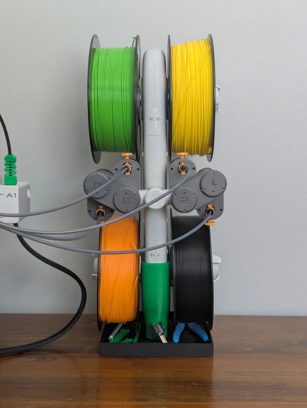 gridfinity AMS lite vertical stand (base) by 3D RIO - MakerWorld