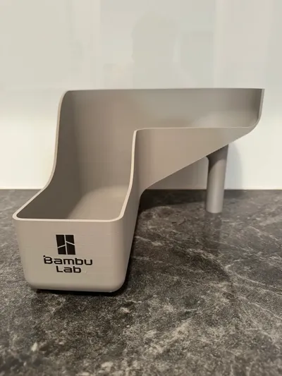 BambuLab Poop Trash for Purge (poop bin bucket for p1p, x1, p1p) Remixed by ThePerson22 - MakerWorld