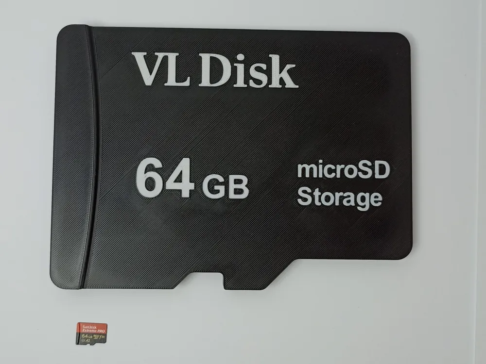 MEGA microSD Card Storage by VL MakerWorld: Download Free 3D Models
