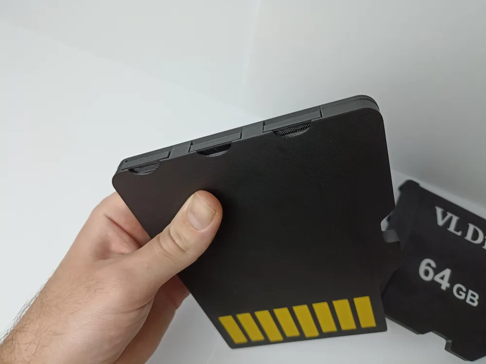 MEGA microSD Card Storage by VL MakerWorld: Download Free 3D Models