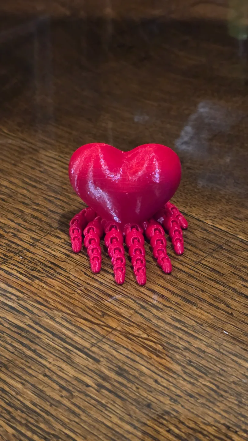 articulating HeartOpus ( heart octopus ) by Urieldj08 - MakerWorld