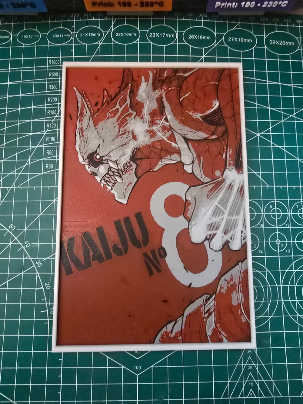 Kaiju No. 8 Poster - Hueforge Art by Lumpy3D - MakerWorld