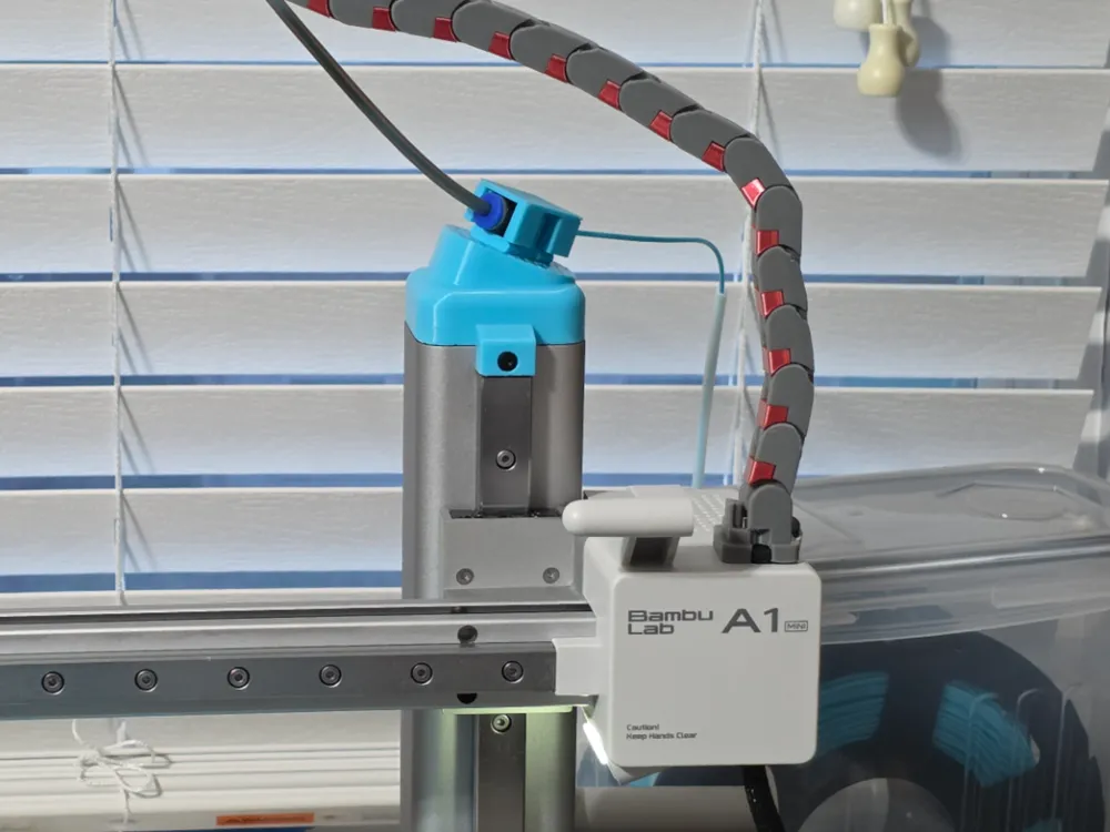 Bowden tube connector top mount for A1 mini - Free 3D Print Model ...