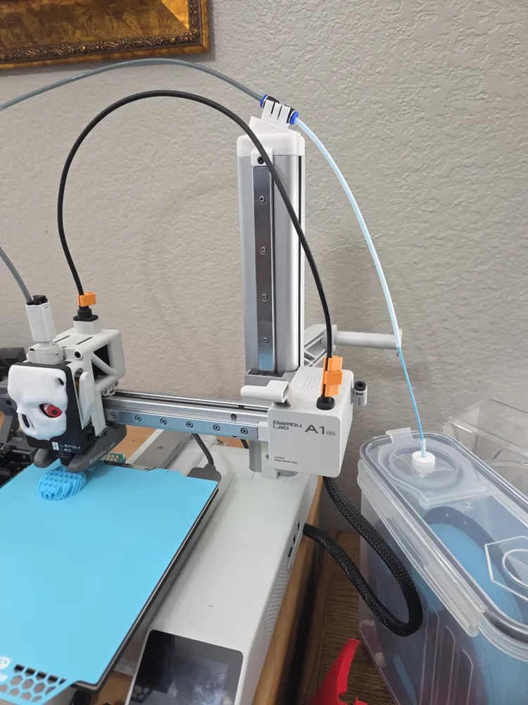 Bowden tube connector top mount for A1 mini - Free 3D Print Model ...