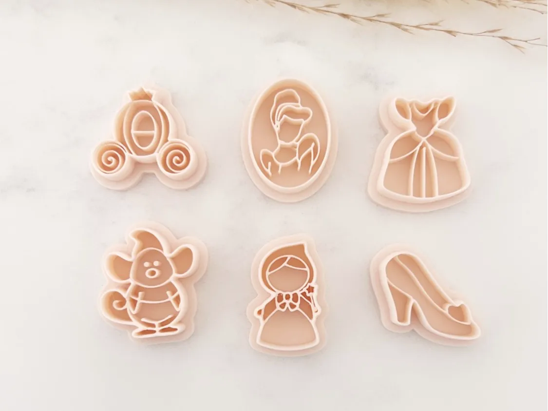 Cinderella Polymer Clay Cutter - Free 3D Print Model - MakerWorld