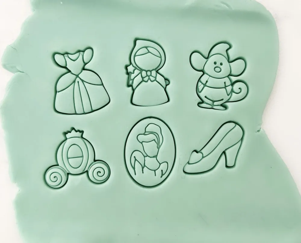 Cinderella Polymer Clay Cutter - Free 3D Print Model - MakerWorld