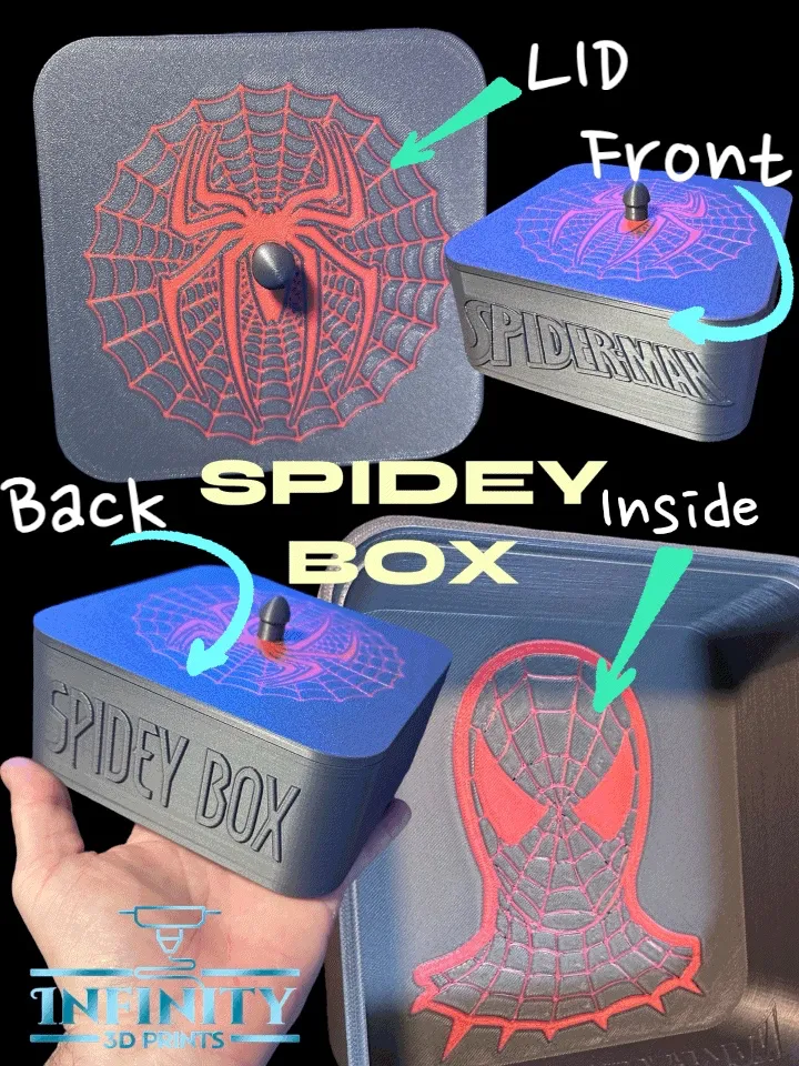 THE SPIDEY BOX by Infinity 3D Prints - MakerWorld