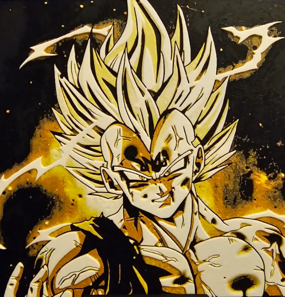 Majin Vegeta II - HueForge by Think3D - MakerWorld