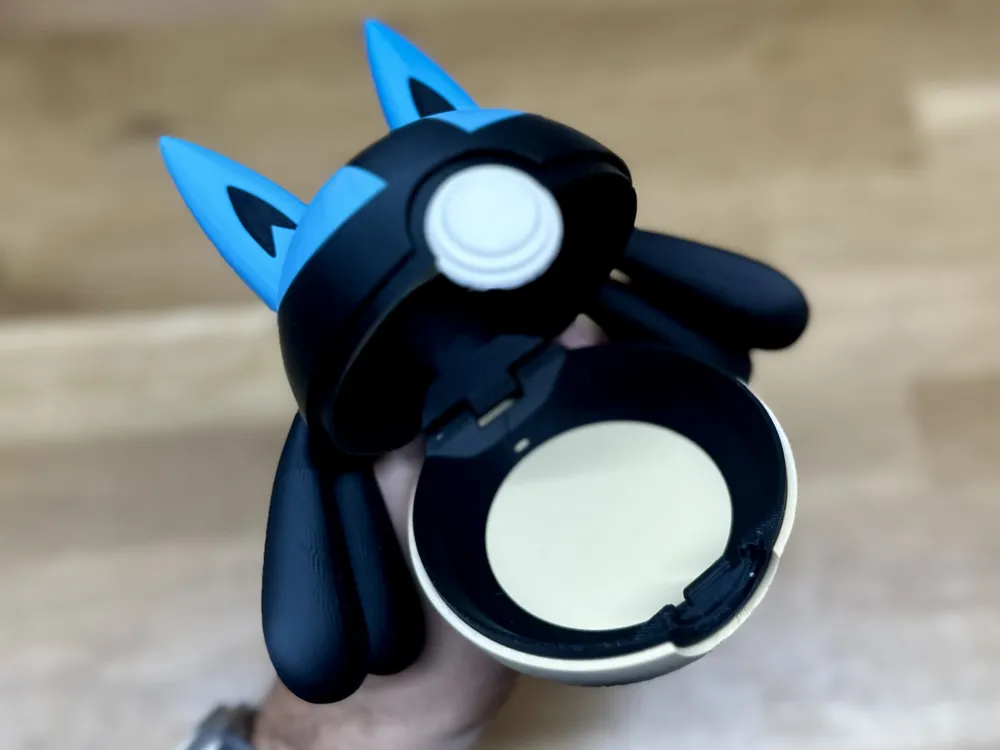 Lucario Ball - Pokemon - Pokeball Functional by Torikami MakerWorld ...
