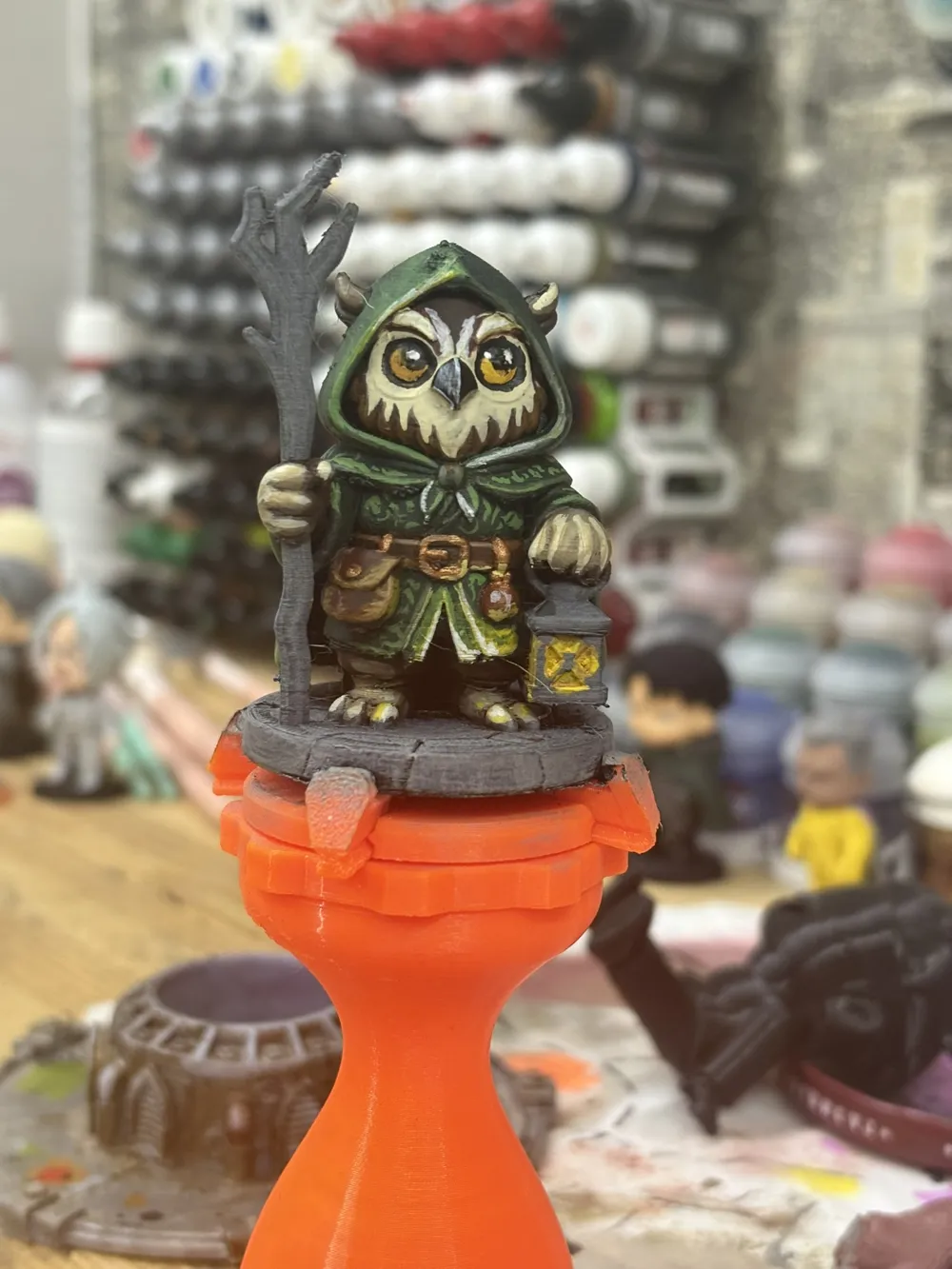 Owl DND Miniature – Chibi Fantasy NPC Character by Redsing_ART ...