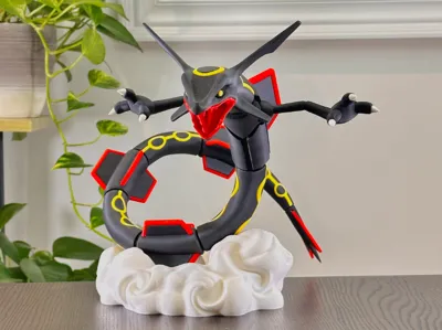 rayquaza 3d print model download - MakerWorld