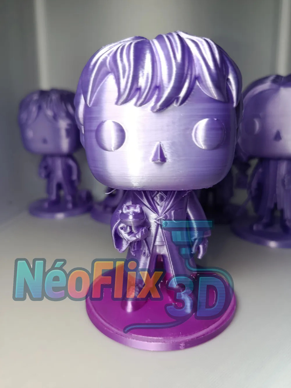 Neville Longbottom chibi and his toad - Free 3D Print Model - MakerWorld