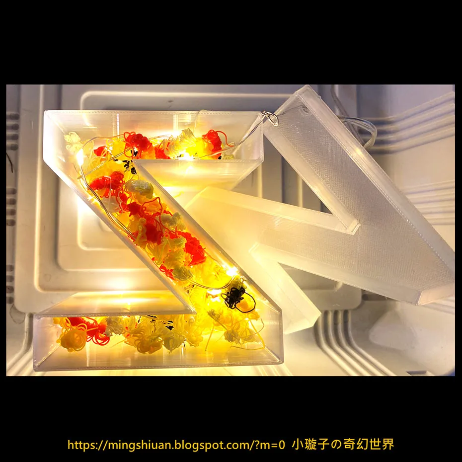 Letter Z Scrap storage box / Letter light box by mingshiuan99 ...