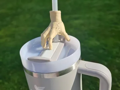 straw topper 3d print model download - MakerWorld