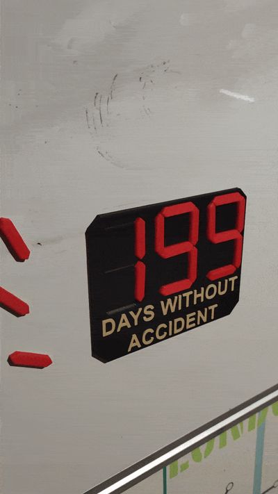 DAYS WITHOUT ACCIDENT + Custom by Aleolle MakerWorld: Download Free 3D ...