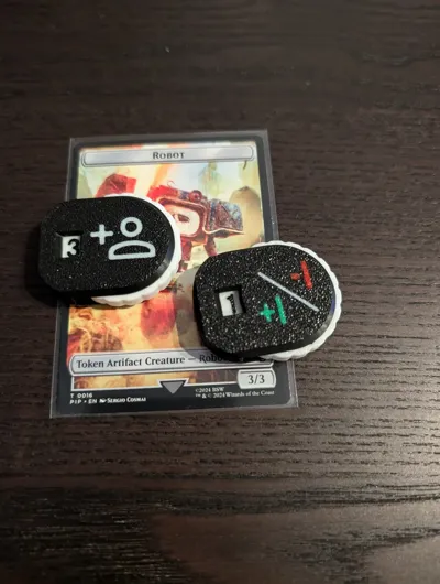 Magic the gathering counters(stats, tokens, etc) - Free 3D Print Model ...