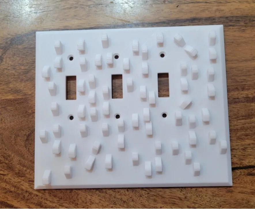 Die "Viel Glück beim Finden" Dreifach-Schalterplatte – Kostenloses 3D ...