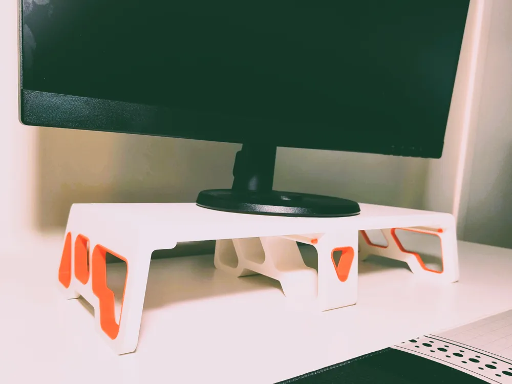 The Ultimate Screen Riser and Desk Organizer - Free 3D Print Model ...