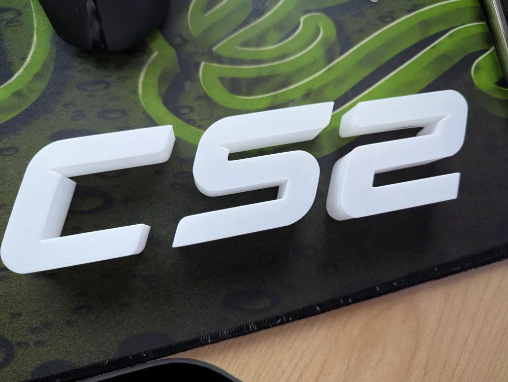 CS2 Logo Light Box Counter Strike 2 Logo Sign RGB - Free 3D Print Model ...
