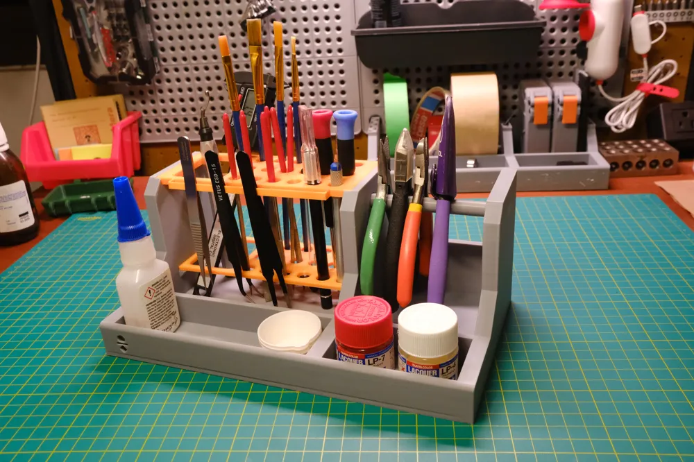 Gunpla Tool Organizer - Free 3D Print Model - MakerWorld