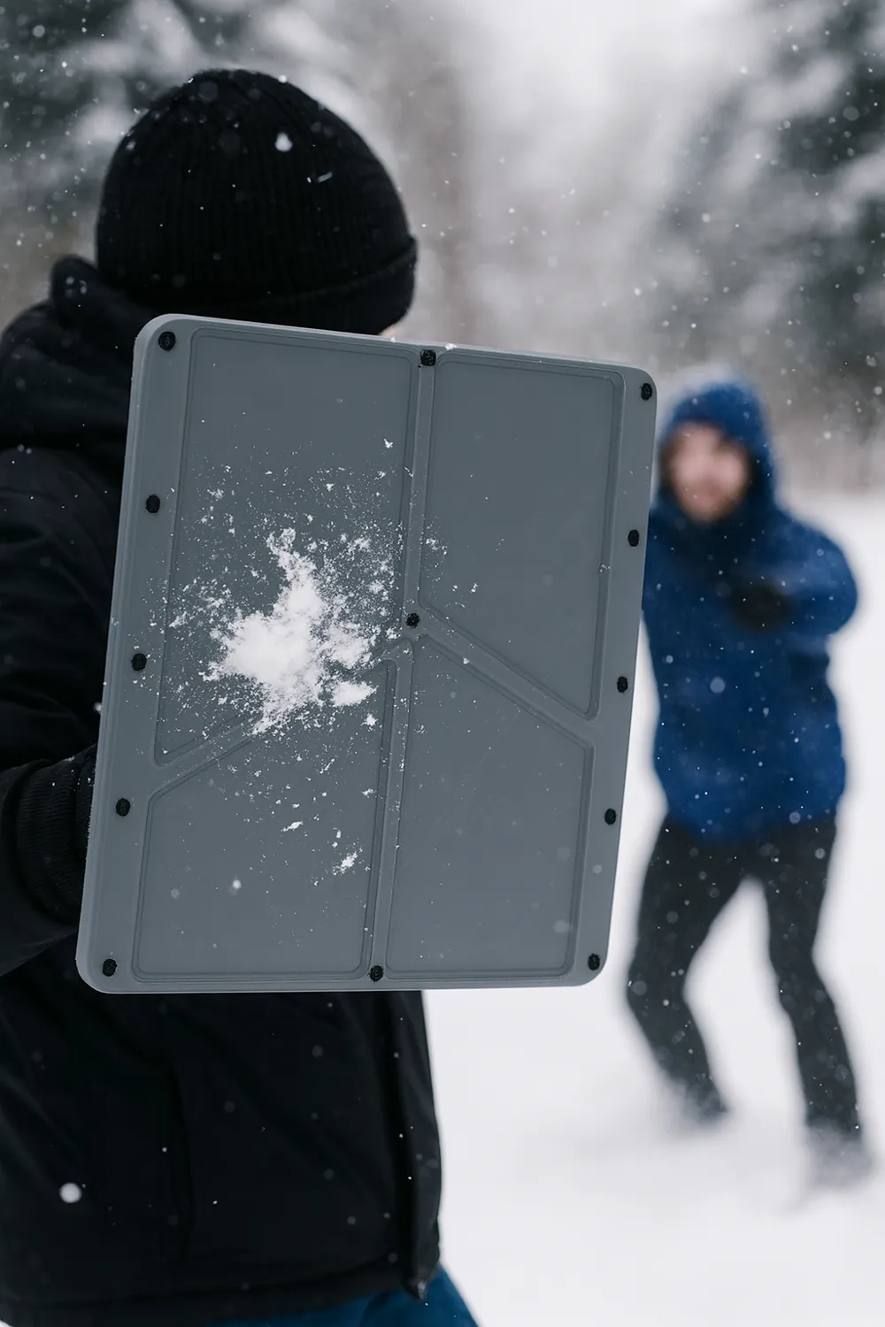 Snowball Fight Shield – Battle Defense Plate - Free 3D Print Model ...