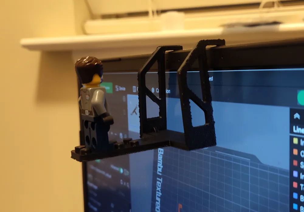 Brick person webcam hanger - Free 3D Print Model - MakerWorld