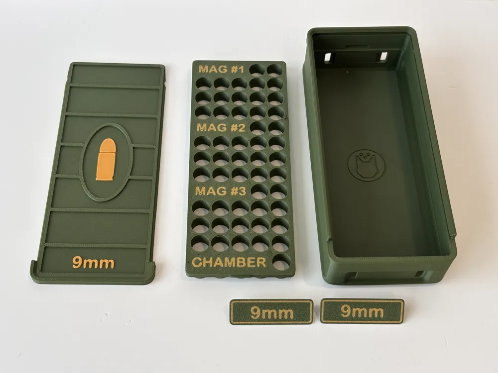 Ammo Box 9mm 52 Round for three 17 Round Mags + 1 by Coconut MakerWorld ...