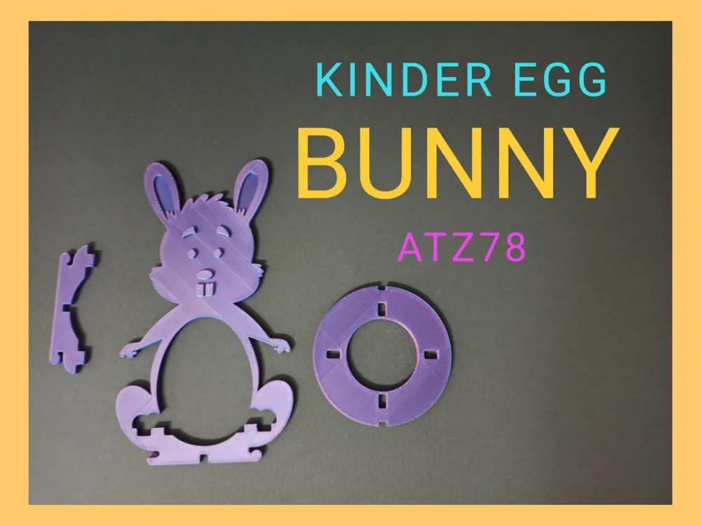 RABBIT - BUNNY KINDER EGG - CHILD by atz78 - MakerWorld