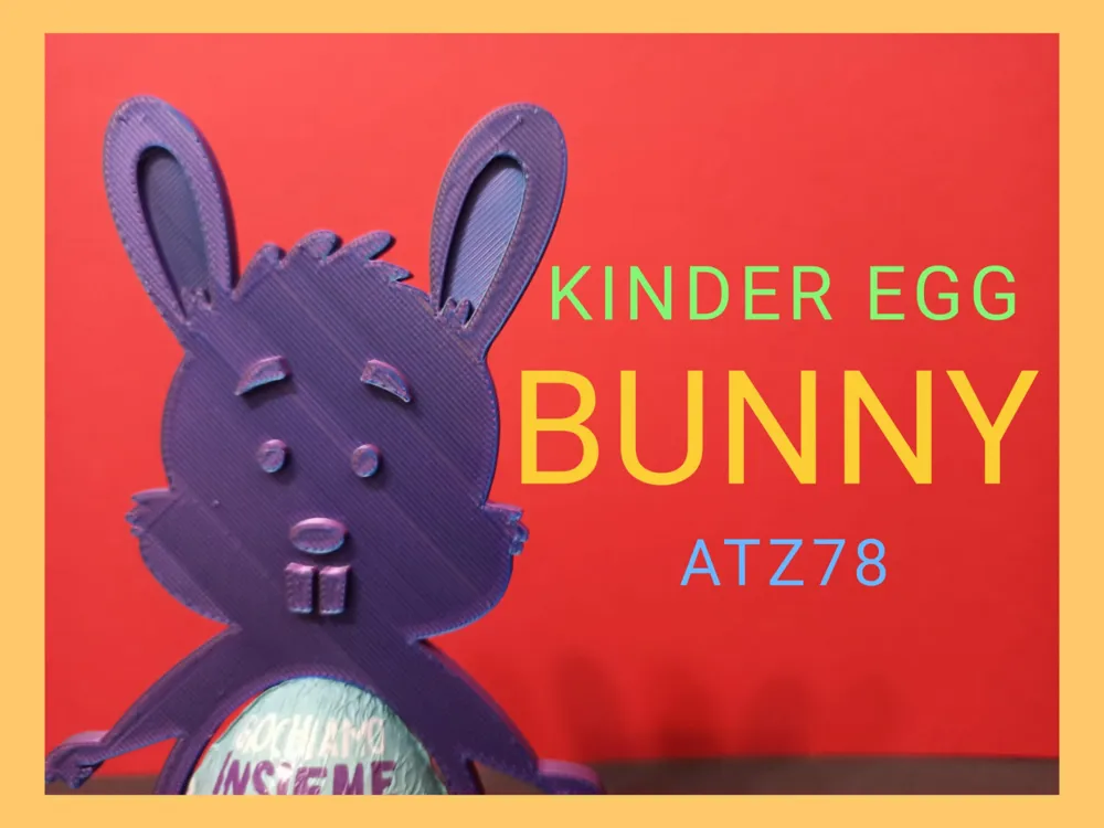 RABBIT - BUNNY KINDER EGG - CHILD by atz78 - MakerWorld