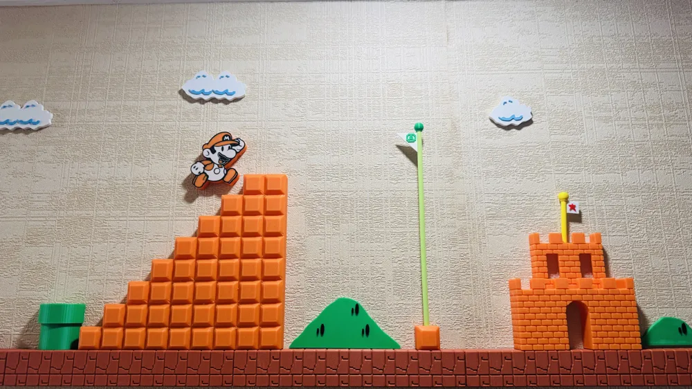 Mario's Panoramic World Map by Miao9527MakerWorld: Download Free 3D Models