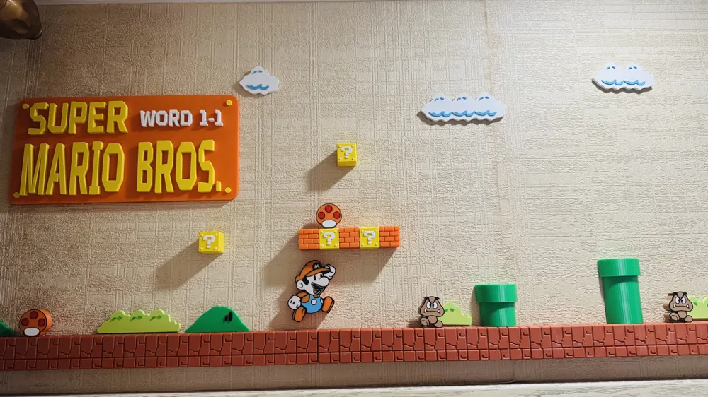 Mario's Panoramic World Map by Miao9527MakerWorld: Download Free 3D Models