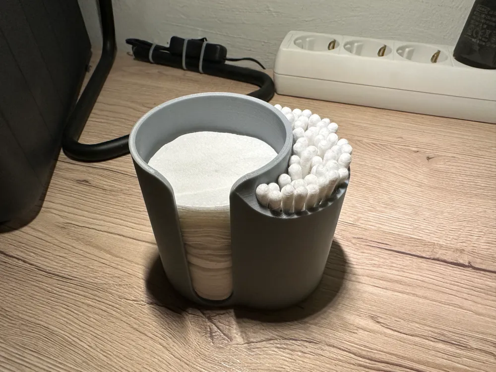 Ohrstäbchen mit Wattepad Spender by dierk24 - MakerWorld