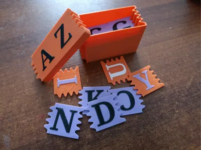 Alphabet - Free 3D Print Model - MakerWorld