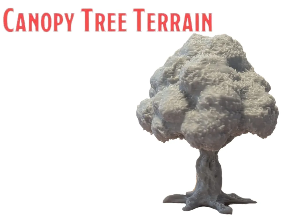 DnD TTRPG Canopy Tree Terrain Miniature by MikeGyver MakerWorld ...