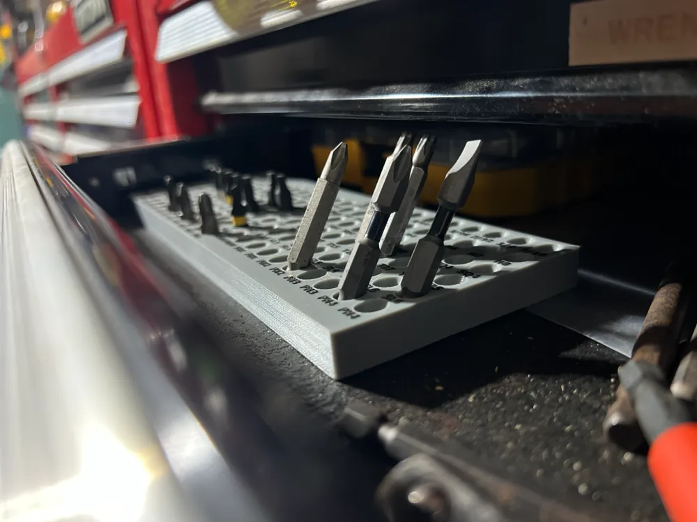 120pc Toolbox Driver Bit Organizer -Fits 2" drawer by Azeroth Corner ...