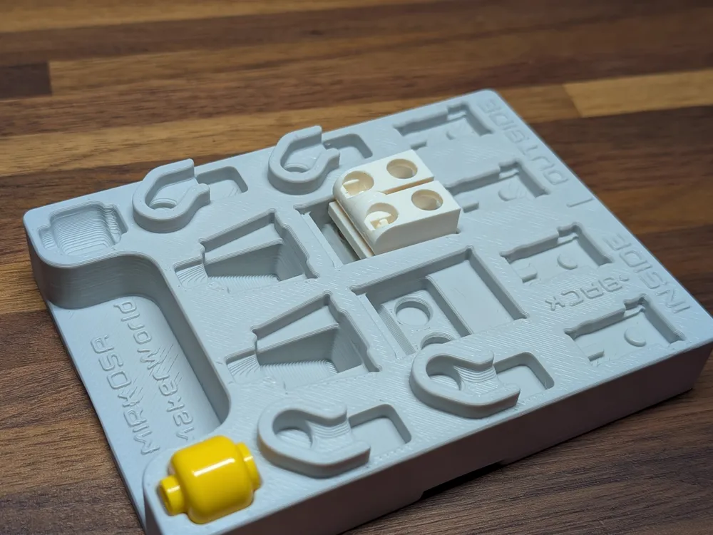 TileJigs | Brick Minifigure Jig for EufyMake E1 v2 - Free 3D Print ...