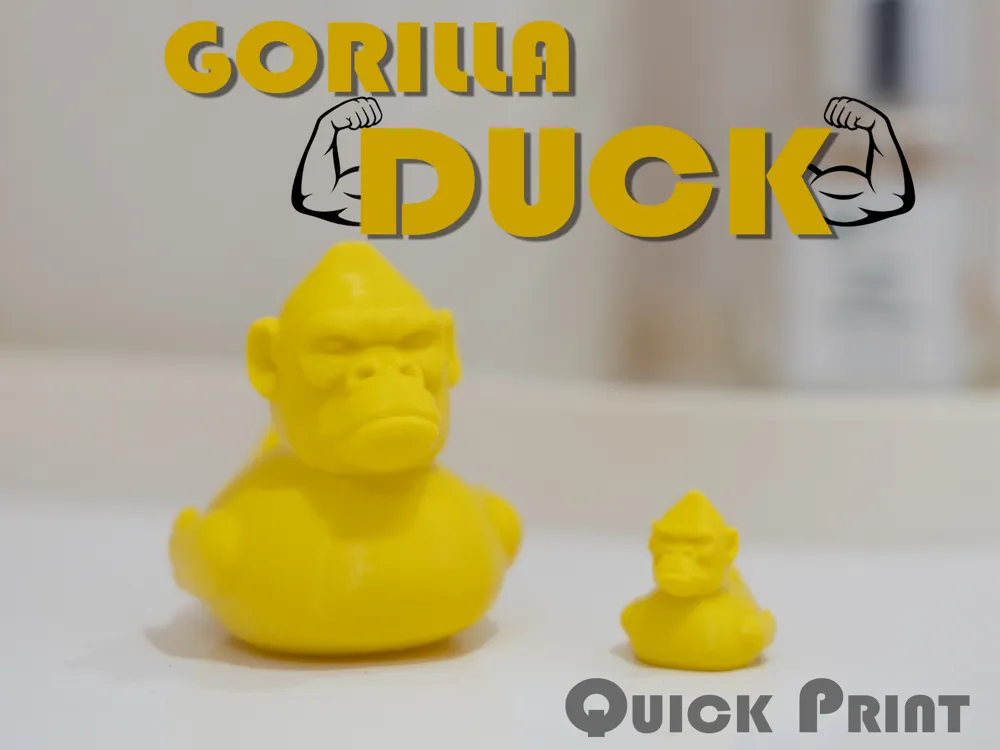 Gorilla Duck - Different sizes by 🔵 MontoyaMaker - MakerWorld