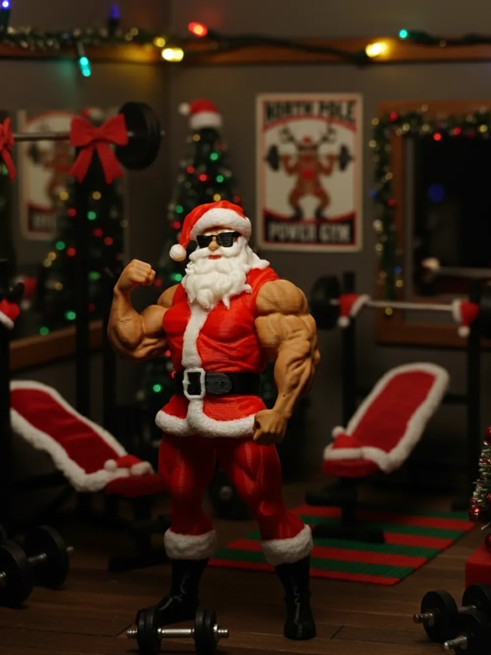 Muscular Santa Claus (Mrs. Claus Approved) - Free 3D Print Model ...