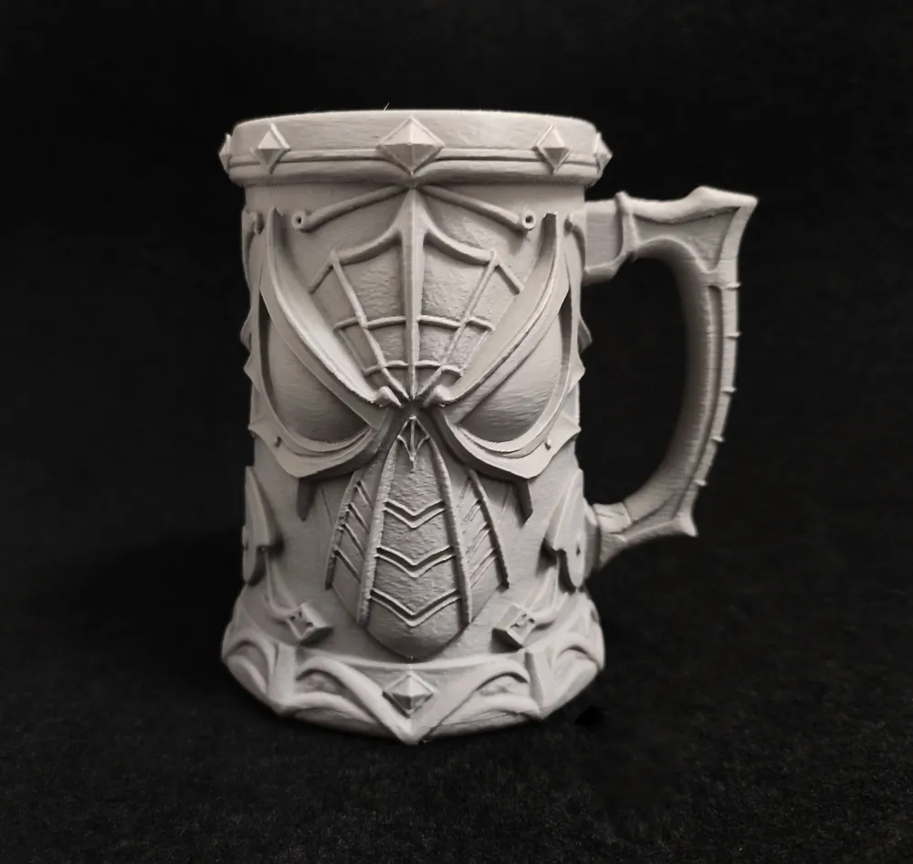 Spider-Man Tankard - Free 3D Print Model - MakerWorld