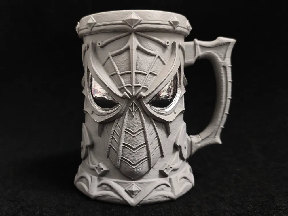 Spider-Man Tankard - Free 3D Print Model - MakerWorld