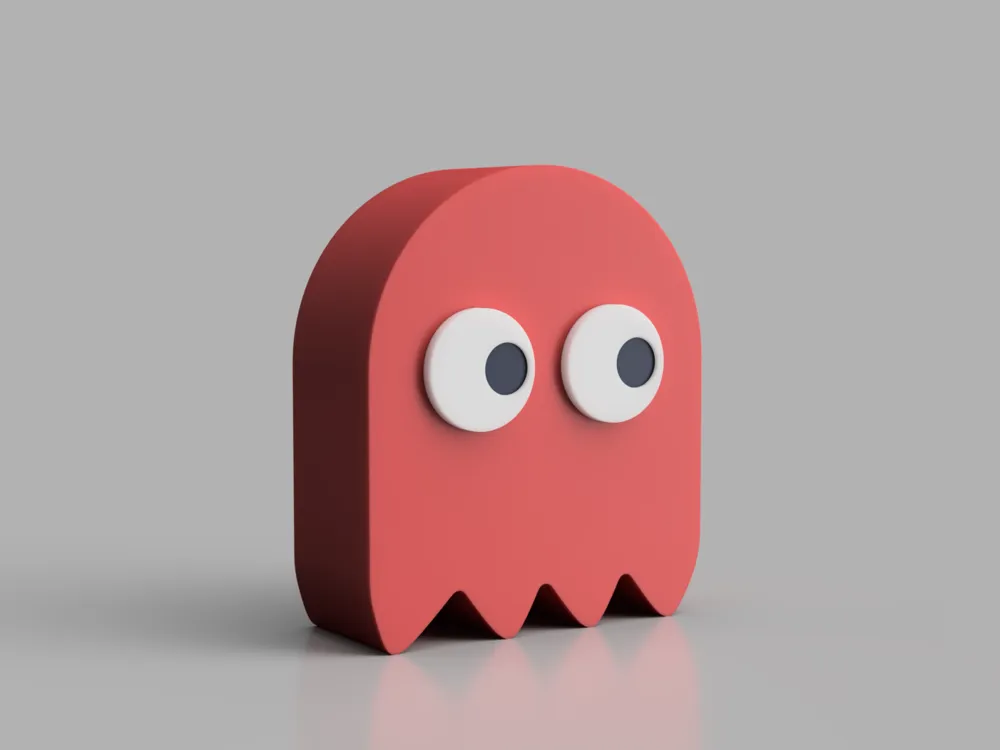 Pac-Man Ghost - Free 3D Print Model - MakerWorld