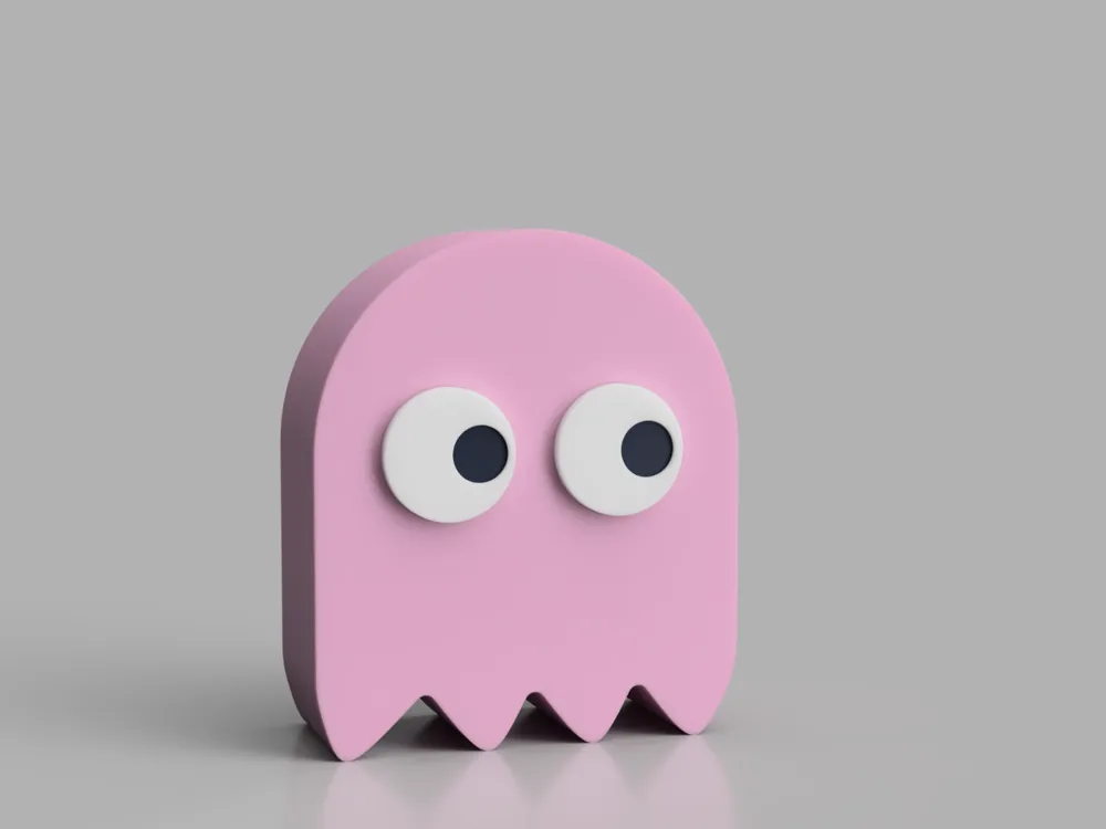 Pac-Man Ghost - Free 3D Print Model - MakerWorld