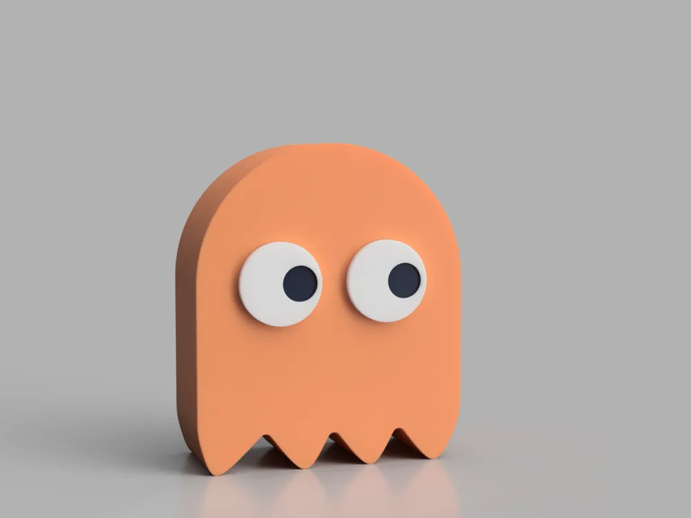 Pac-Man Ghost - Free 3D Print Model - MakerWorld